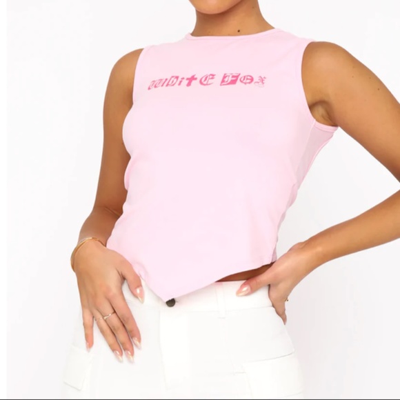 White Fox Boutique | Tops | Angel Energy Backless Tank | Poshmark